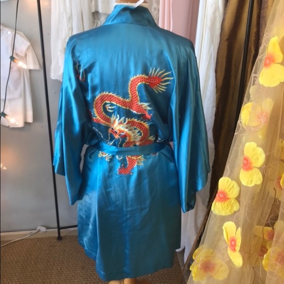 Intimates & Sleepwear | Vintage Silk Robe | Poshmark